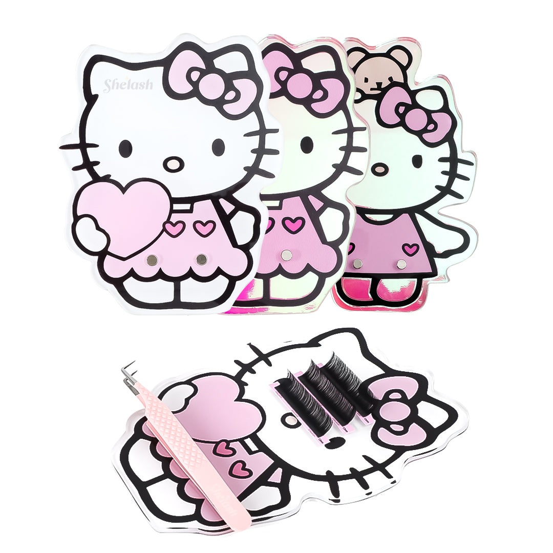 HELLO KITTY Magnetic Lash Tile for Eyelash Extensions – Shelash